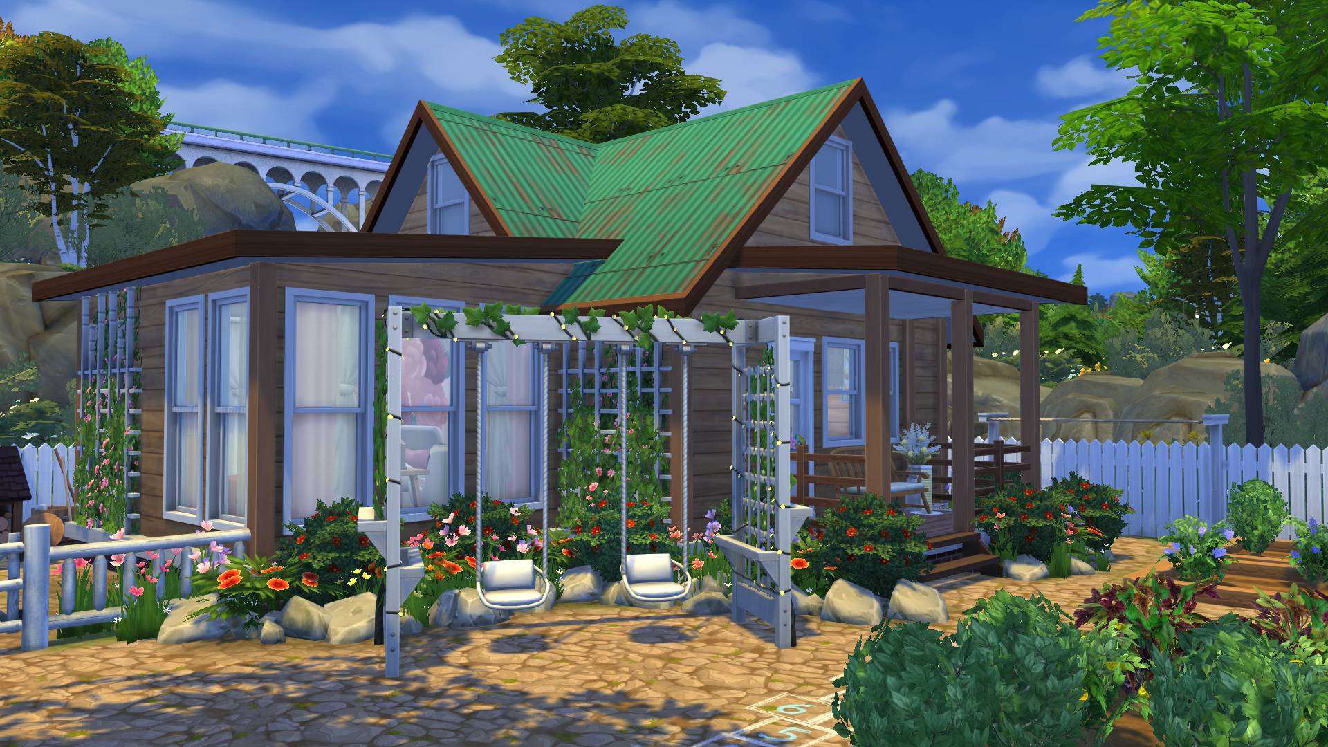 ДАЧНЫЙ СЕМЕЙНЫЙ ДОМ / Строительство The Sims 4 / Огород / Mulena Sims 4
