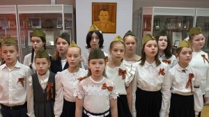 Патриотическая акция "С песней к Победе"  Школа 1375