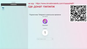 Подписчики Telegram в реальном времени SAASSHA9