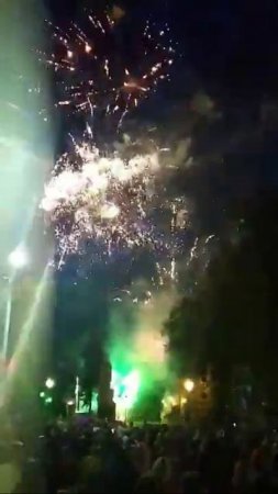 Салют в честь Дня Независимости в Скиделе