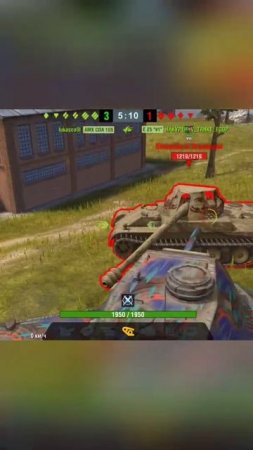 WoT Blitz Приколы [над игроками] /#shorts