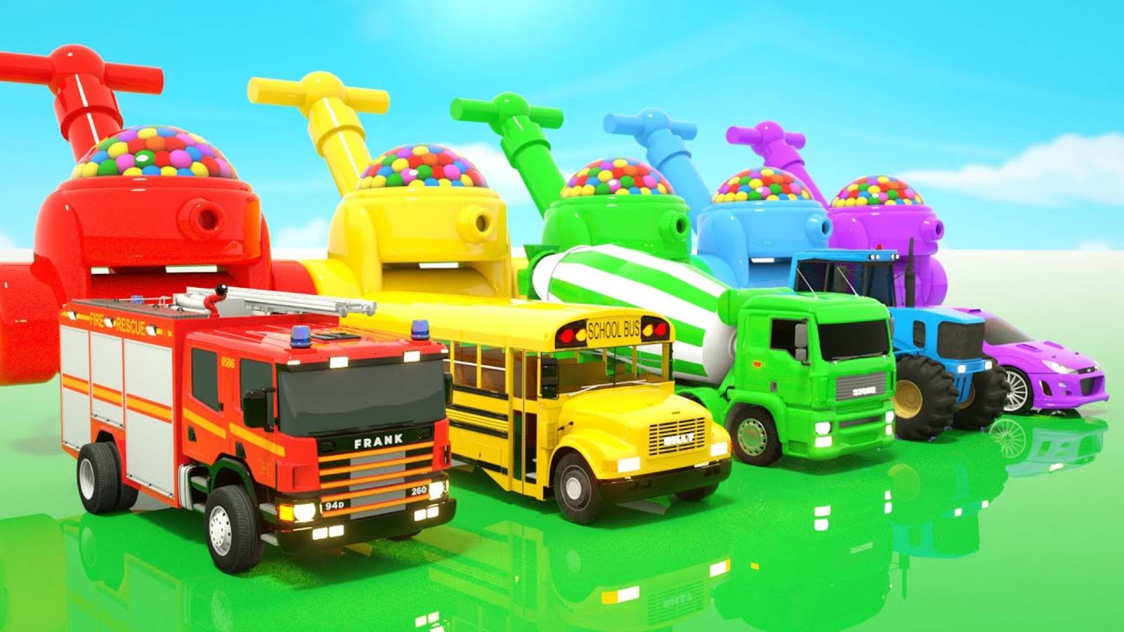 Детские мультики, лучшие мультфильмы, мультики про машинки для малышей, красочные мультики для детей