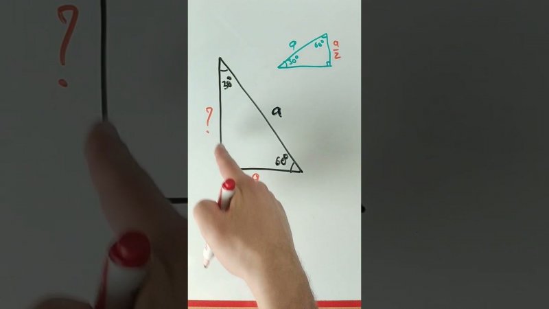 Что делать, если нужно найти катет, лежащий против углов в 60°?