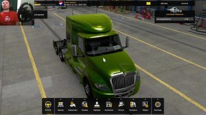 Поездка вдвоем -  American truck simulator - 025 - на руле MOZA R5