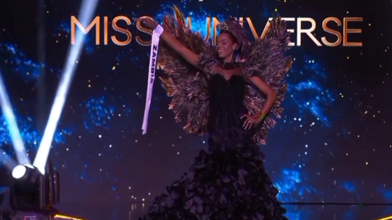 Zambia Brandina Lubuli Miss Universe 2024 (73) National Costume Замбия Мисс Вселенная 2024 Костюм