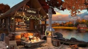 Smooth Fall Jazz Music - Coffee Shop