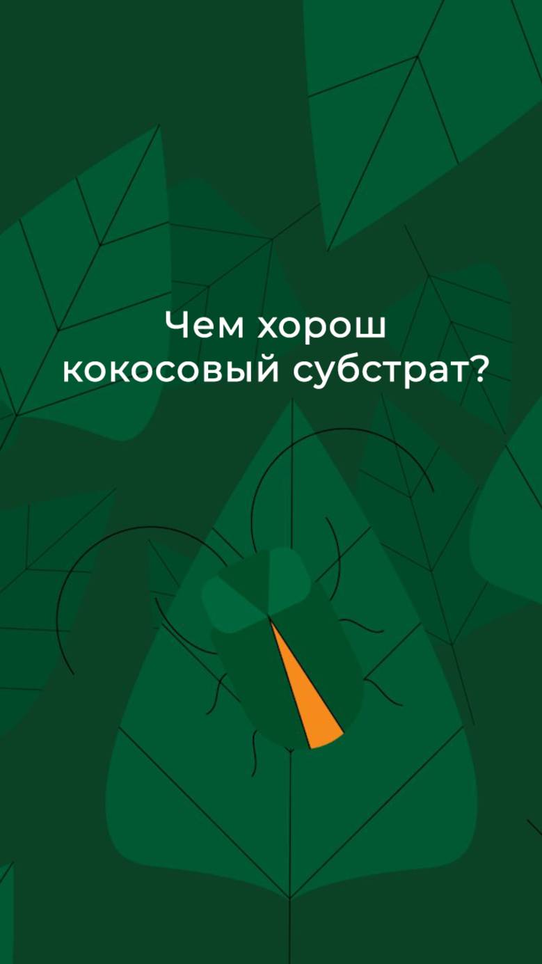 Чем хорош кокосовый субстрат?
