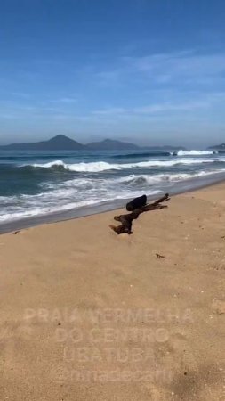 PRAIA VERMELHA DO CENTRO- Ubatuba/ bate volta  #fds #ubatuba