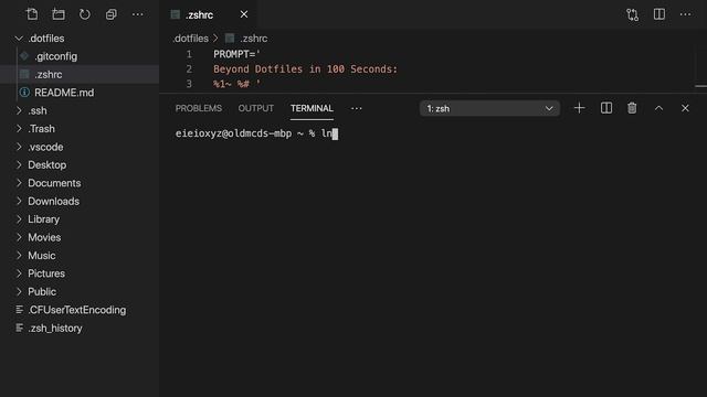 ~⧸.dotfiles in 100 Seconds