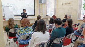 Бизнесмены научились искусству самопрезентации на семинаре от телеведущей Валентины Олексенко