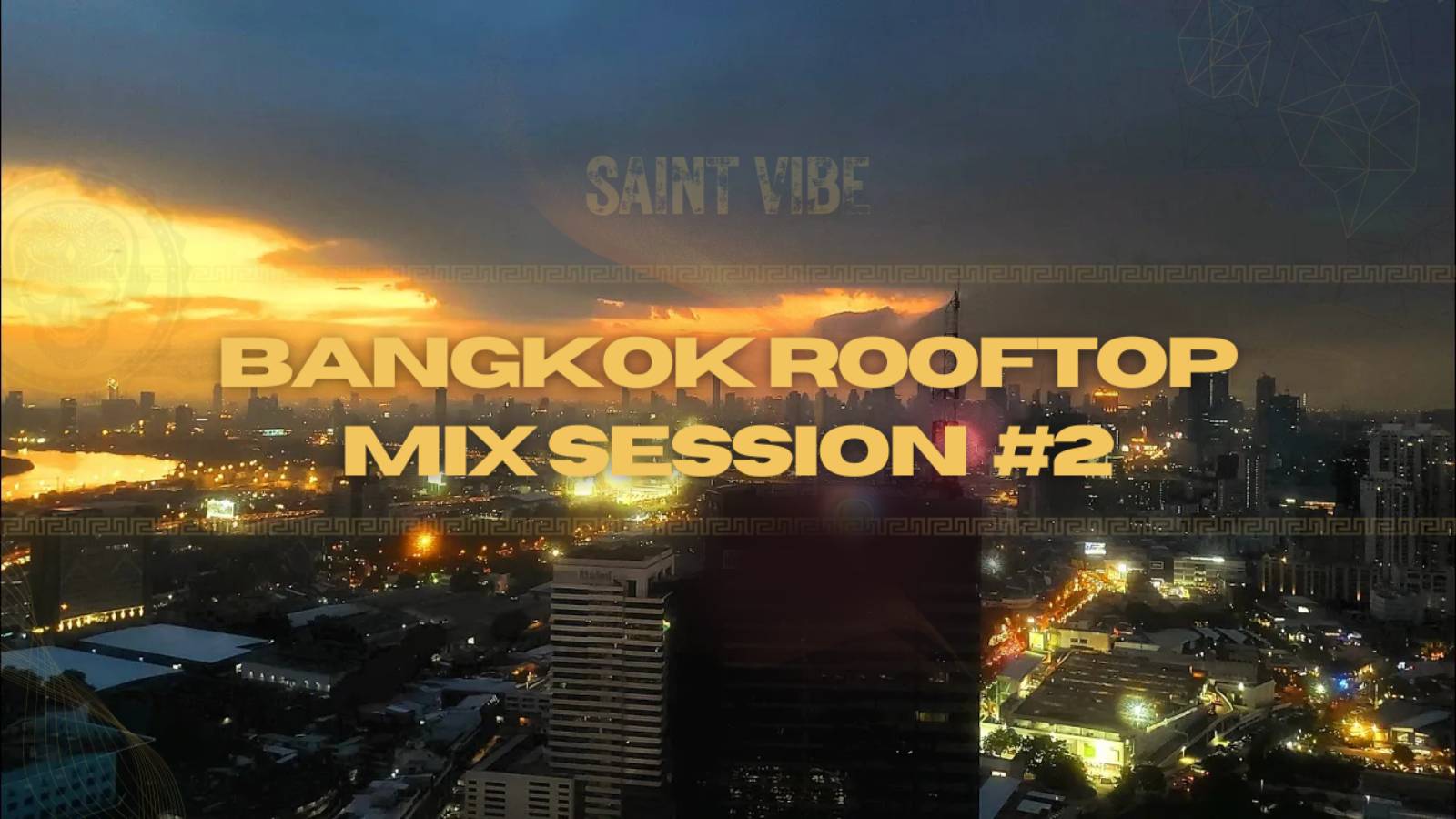 BKK ROOFTOP TECHNO MIX | Saint Vibe live DJ set | Bangkok | Rave Session