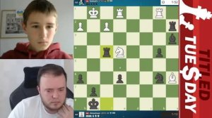 шахматы ПОЧТИ ЗАПУТАЛ ПАЦАНЧИК Александр Шиманов - Тихон Черняев