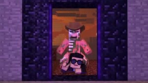 Minecraft пародия на Opa gangan style