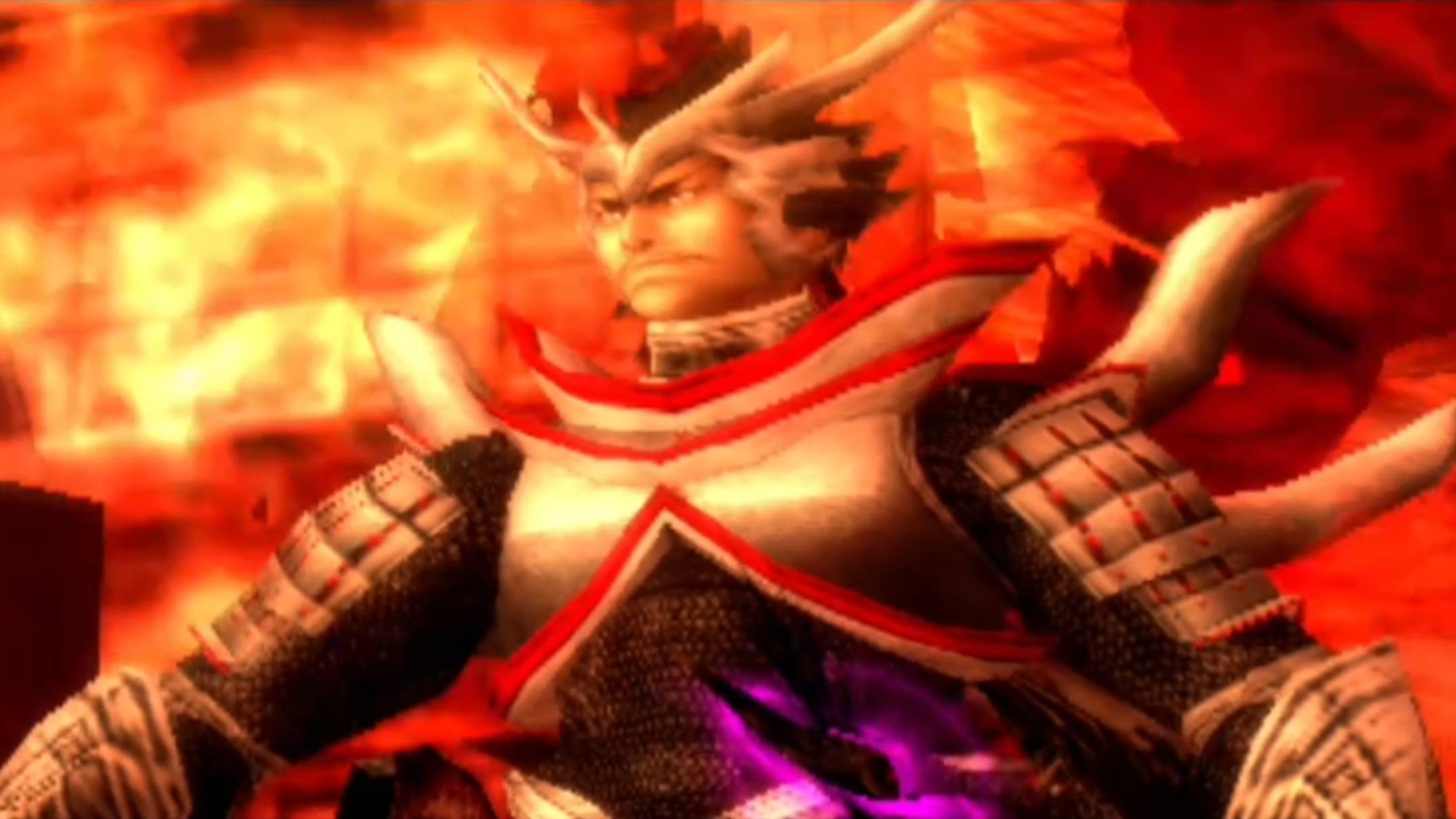 Sengoku Basara 2 Heroes Iron Ox vs Devil King
