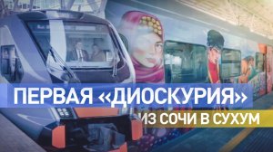 Из Сочи в Абхазию впервые запустили «Диоскурию»