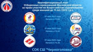 БАСКЕТБОЛ. Отборочные соревнования Московской области среди юношей 2012 г.р.