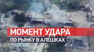 ВСУ обстреляли рынок в Алёшках Херсонской области