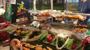 Паттайя 2020 / Жареный крокодил / Central Festival, Pattaya, Thailand 2020