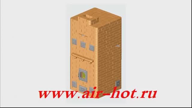 Теплоемкая печь 4х4 кирпича