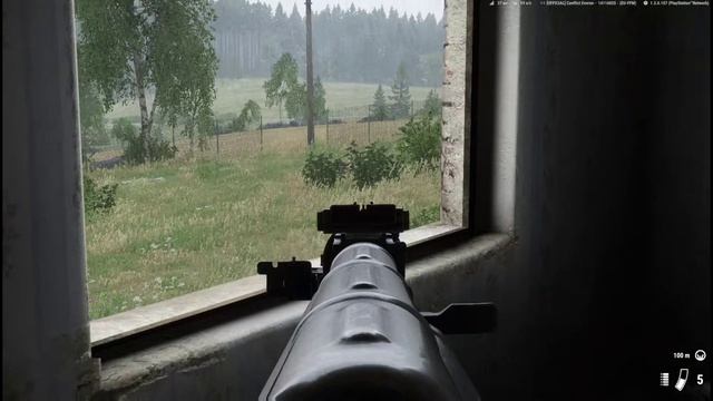 ArmA Reforger || PlayStation 5 ||  Кошмарим из разрушенного дома под прикрытием БТР-а