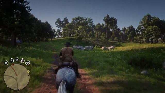 Прохождение игры Red Dead Redemption 2 #20 Украли лошадей и сожгли табак(без комментариев) (1)