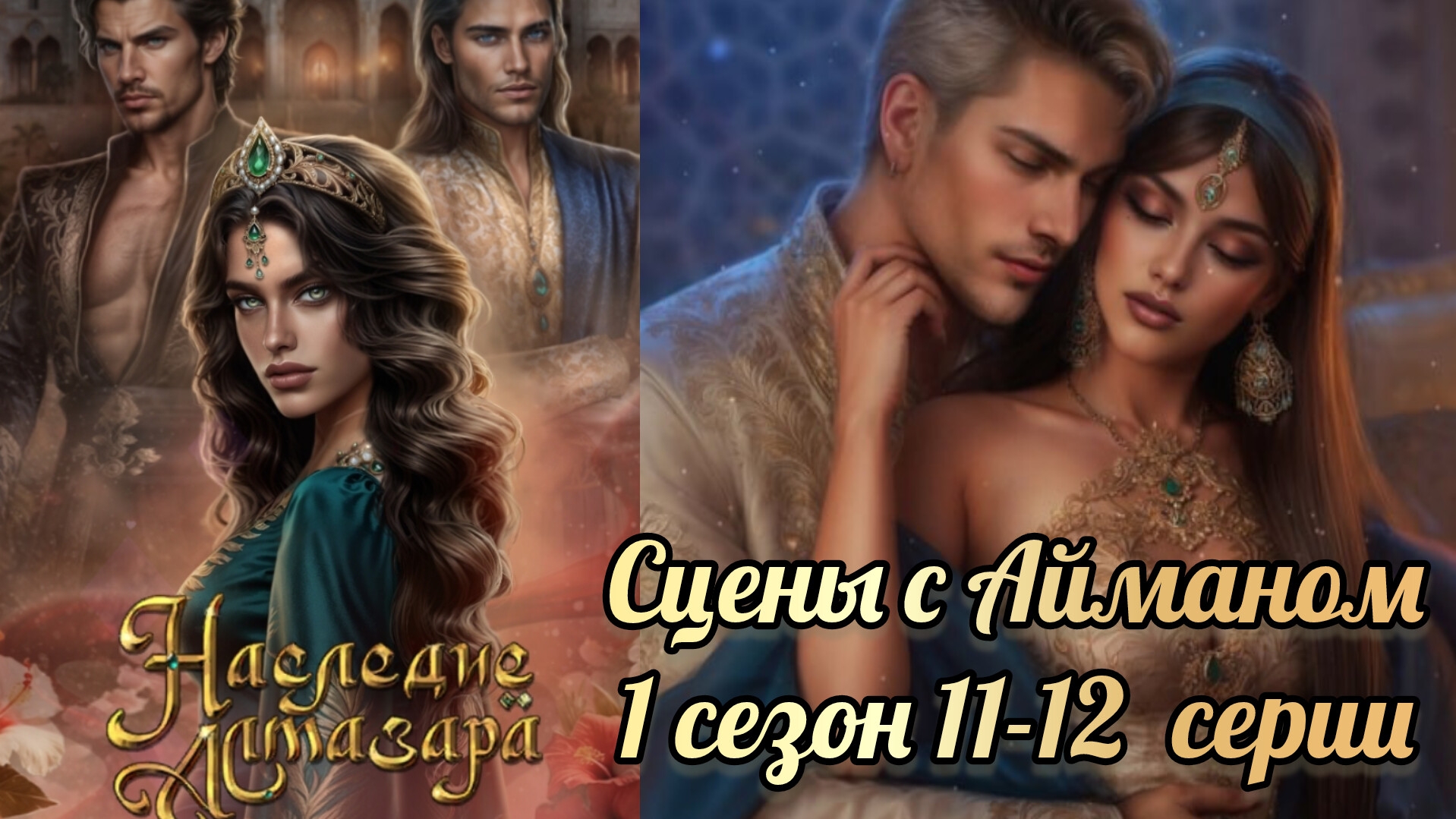 Наследие Алмазара 1 сезон 11-12 серии. Сцены с Айманом. Seven hearts stories