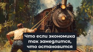 Что если экономика так замедлится, что остановится?