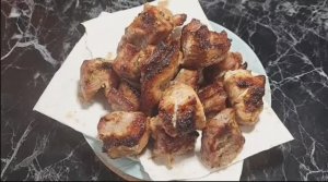 Шашлык с лимонным соком