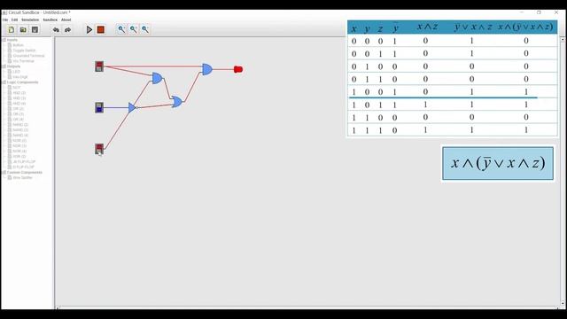Sirsuit Sandbox: моделирование задач с логическим выражением