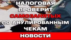 Налоговая проверит самозанятых по аннулированным чекам Новости