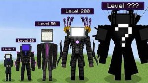 Эволюция каждого телезрителя Skibidi против случайных мобов! в Minecraft!