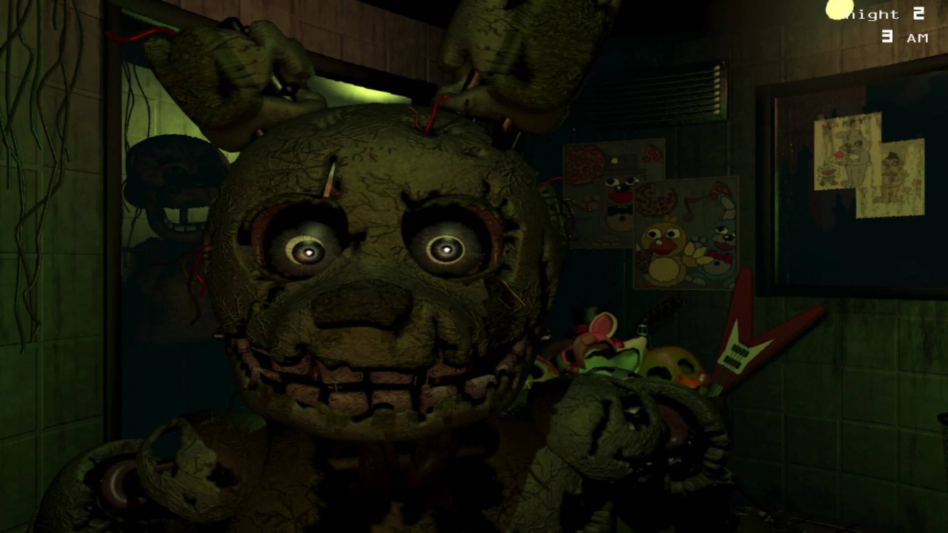 Five Nights at Freddy's 3 - Спригтрапп ломает все, но в гости зашелю.