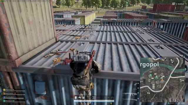 PUBG Battlegrounds Дважды топ1 с кланом