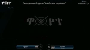 Еженедельный турнир "Свободная пирамида"