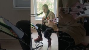 Синие ресницы (bass cover by Dashula) #shorts #bass