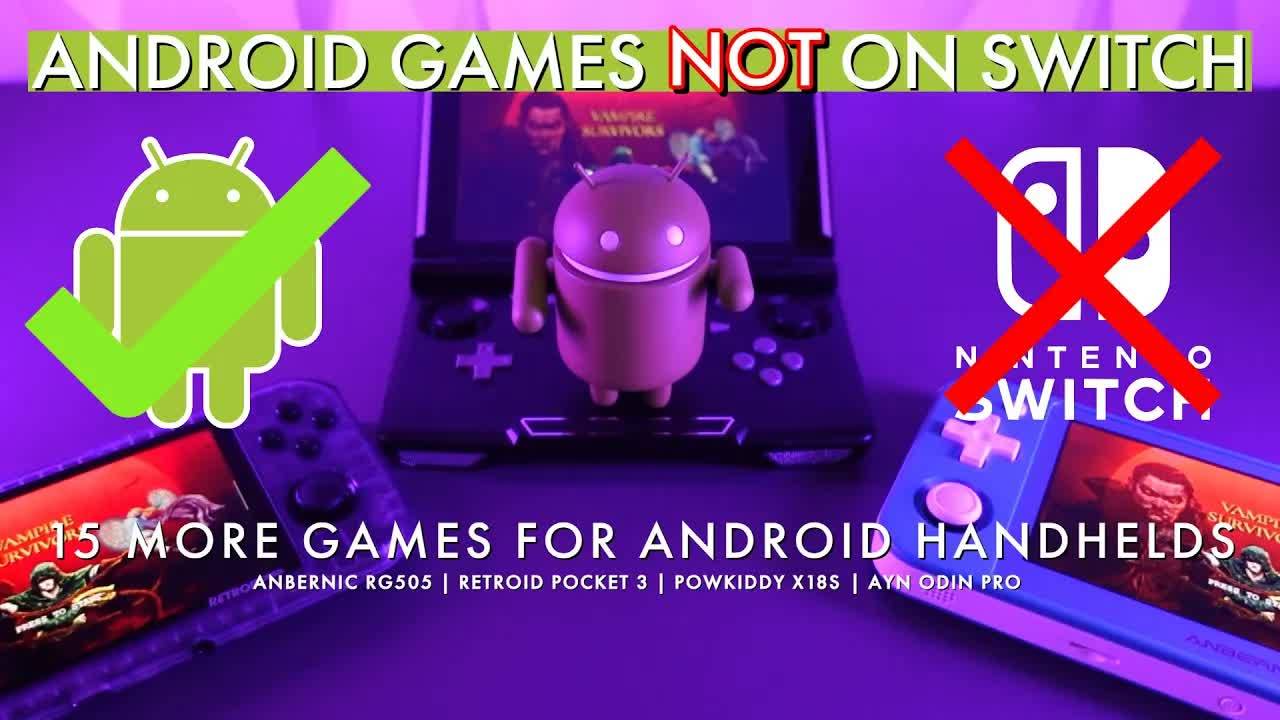 Игры для Android, которых НЕТ на Switch и которые стоит попробовать | Anbernic RG505