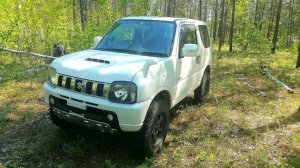 JIMNY JB23W против снежной целины