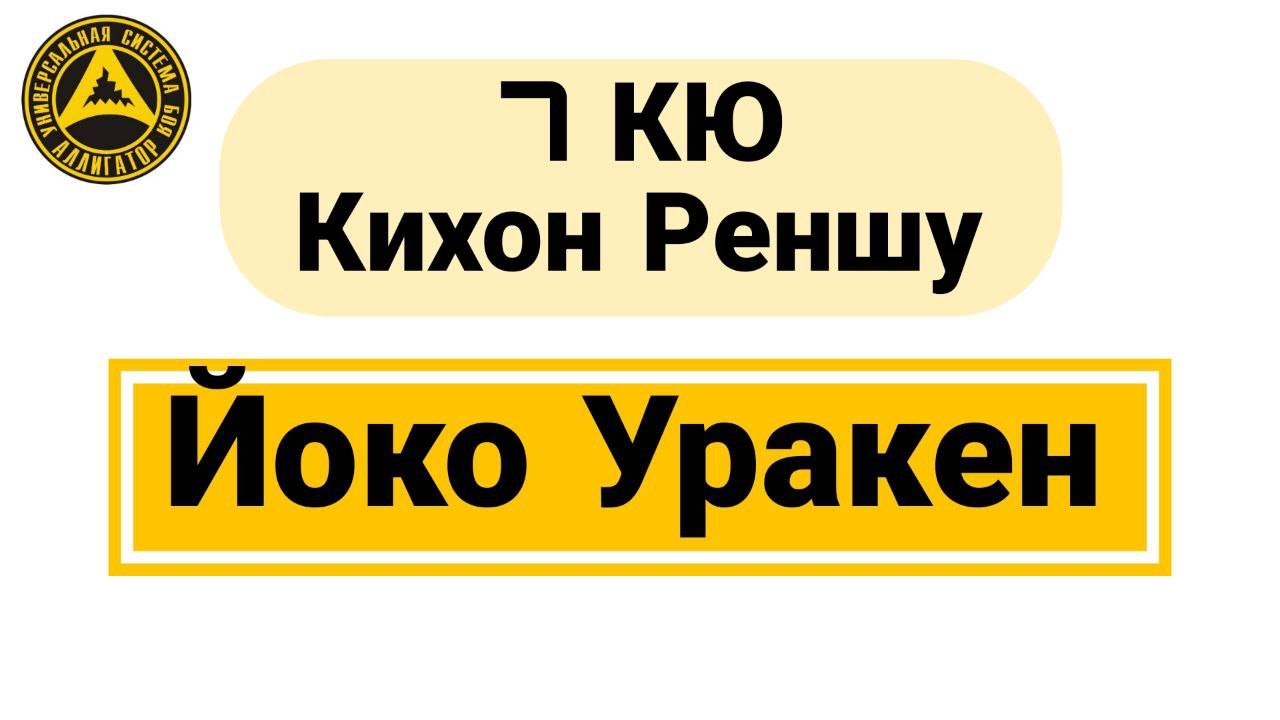7 Кю Кихон Реншу: Йоко Уракен