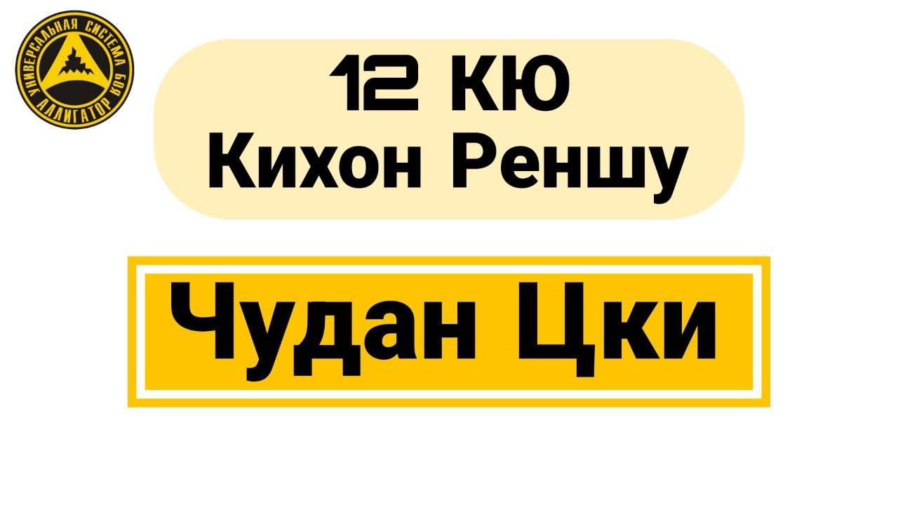 12 Кю Кихон Реншу Чудан Цки