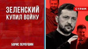 Зеленский купил войну [Борис Первушин. СТРИМ]