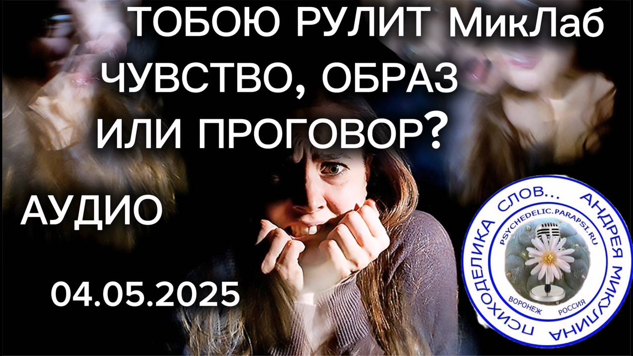 Тобою рулит Чувство, Образ или Проговор? Психоделика Слов. Прямой Эфир с Андреем Микулиным. 04.05.25