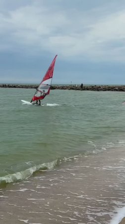 Виндсерферы рассекают водные просторы