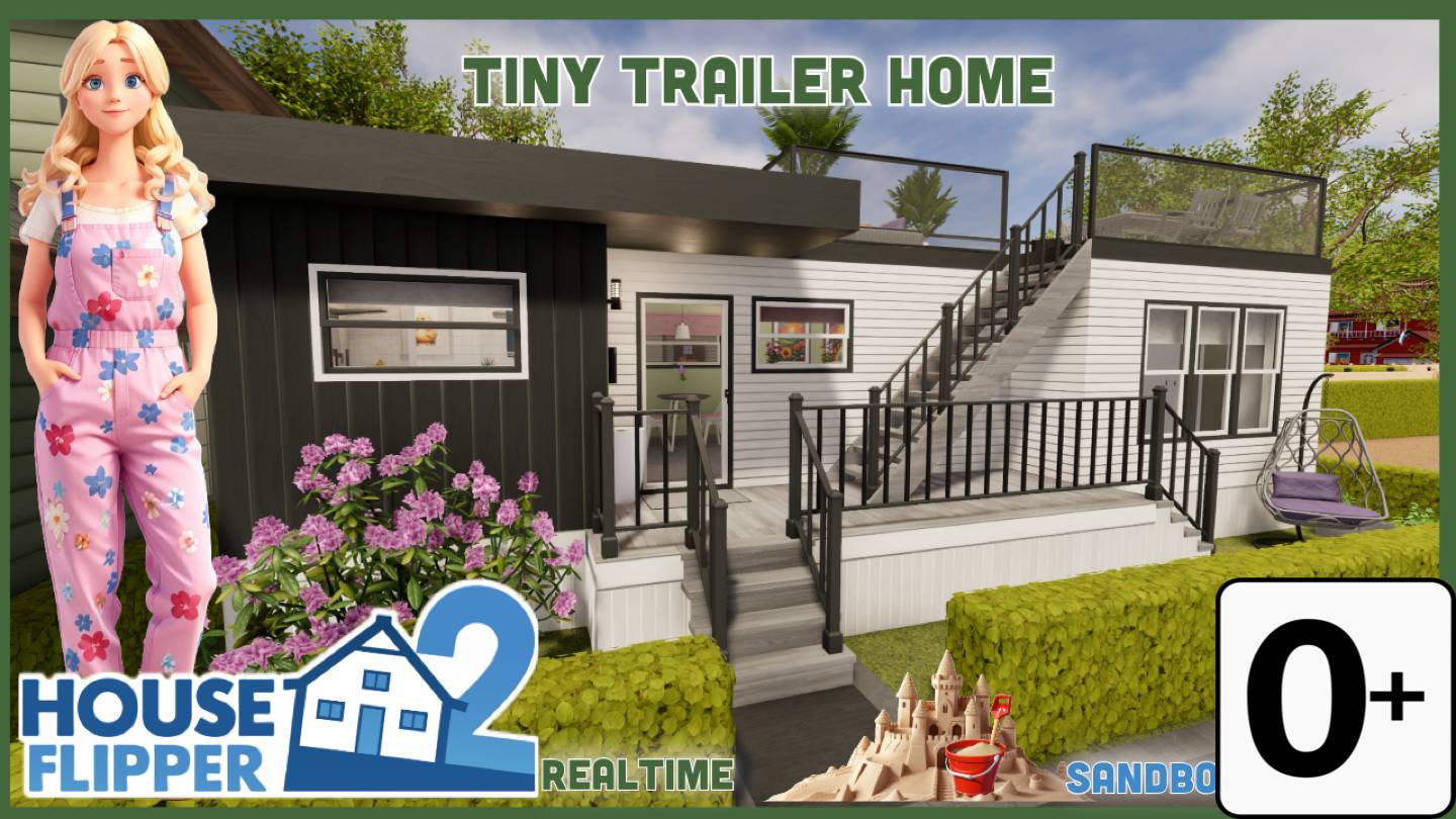 Хаус Флиппер 2 - Английский - House Flipper 2 - Tiny Trailer Home - Realtime