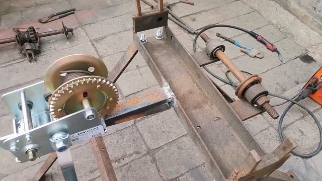 4) Переделываю лебёдку.