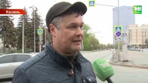 Из-за неблагоприятных погодных условий в Казани сломались светофоры