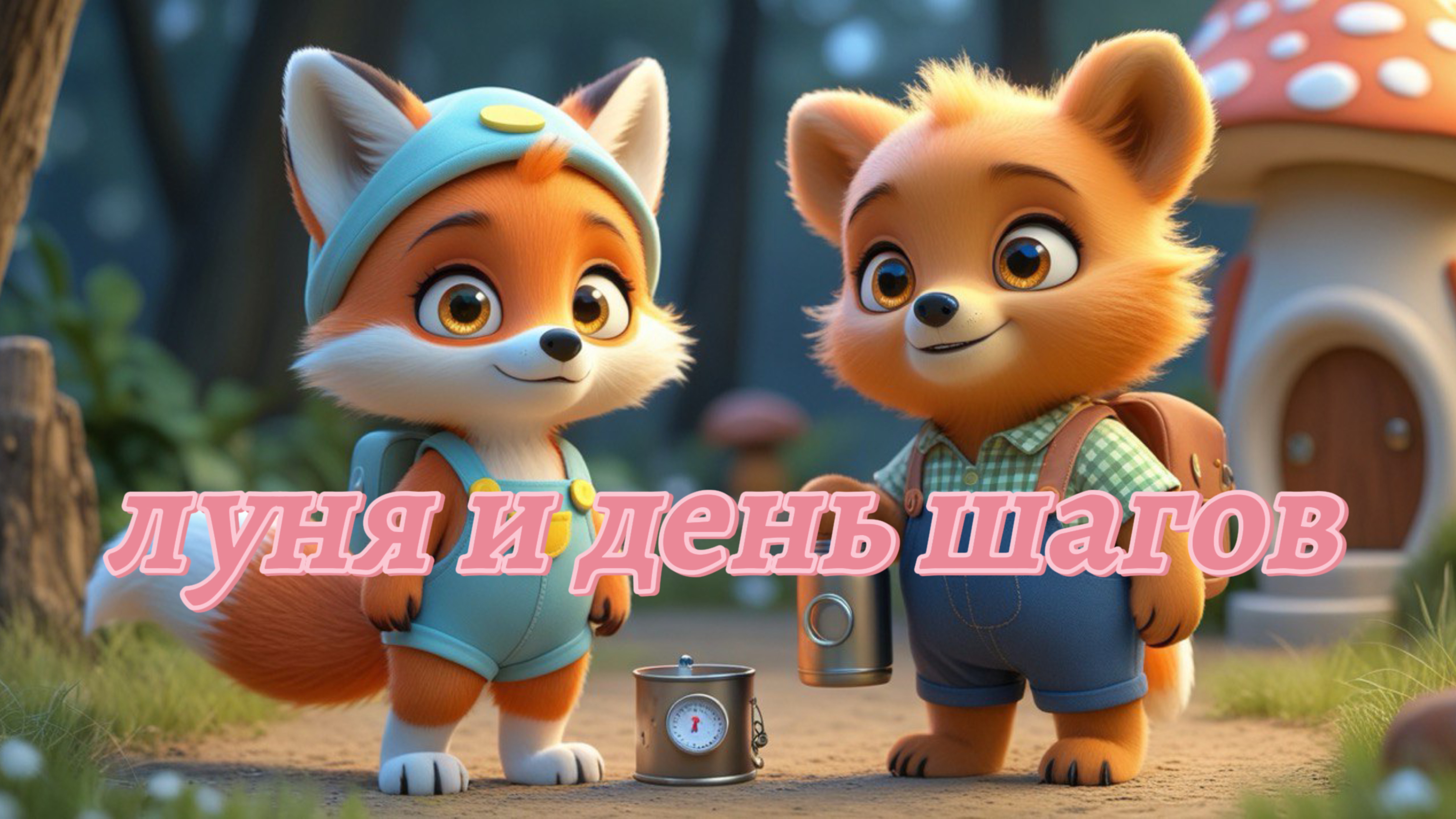 Луня и День Шагов - Добрый мультфильм для малышей🐾