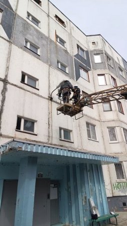 Освещение во дворе (УК "Данко" г.Нижневартовск)