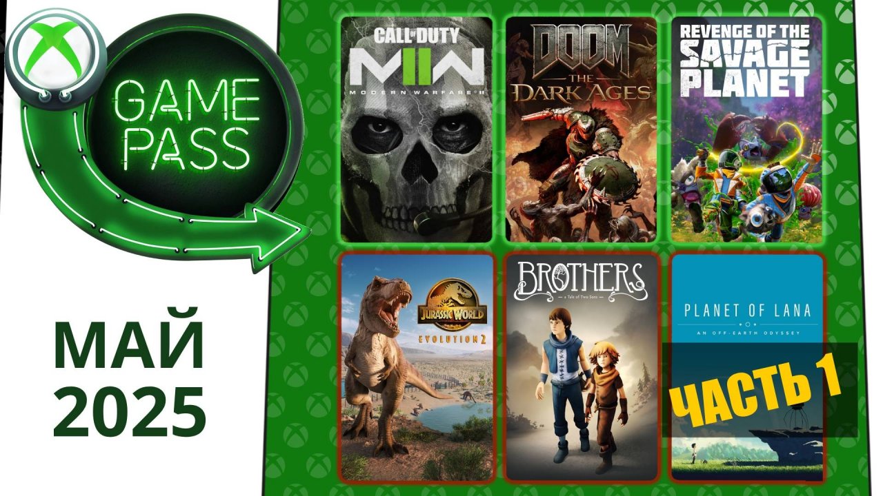 Новые Игры Xbox GAME PASS МАЙ 2025 для Элиты | Часть 1 | Гейм Пасс для Элиты Май 2025