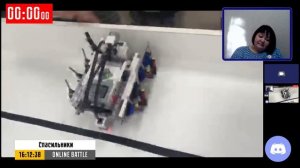 ONLINE-BATTLE - соревнования шагающих роботов EV3 (06-07-2021)