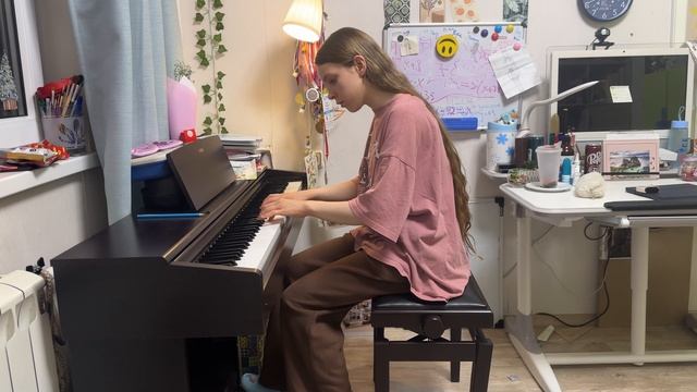 Бах Инвенция 4. Исполняет Вера Осипова. 6-ой класс музыкальной школы имени Эдварда Грига